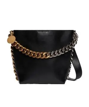 Stella McCartney Frayme Bucket Bag With Falabella Chain
