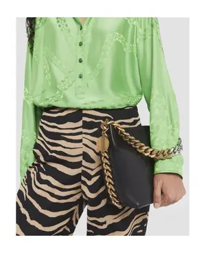 Stella McCartney Frayme Bucket Bag With Falabella Chain