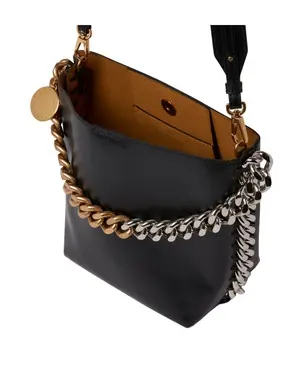 Stella McCartney Frayme Bucket Bag With Falabella Chain