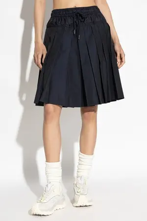 Moncler Pleated Drawstring Skirt