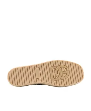 Dolce & Gabbana Logo Patch Denim Espadrilles
