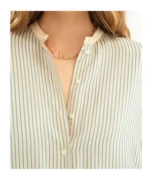 Chloé Striped Long Sleeve Blouse