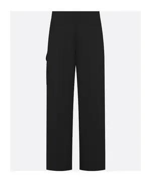 Dior Drawstring Cargo Trousers - Black
