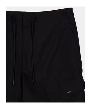 Dior Drawstring Cargo Trousers - Black