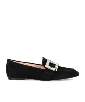 ROGER VIVIER Logo-engraved Flat