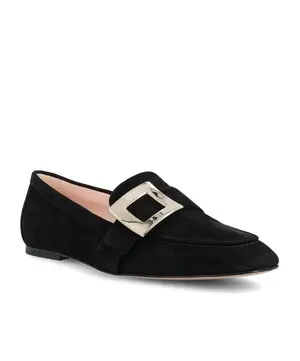 ROGER VIVIER Logo-engraved Flat
