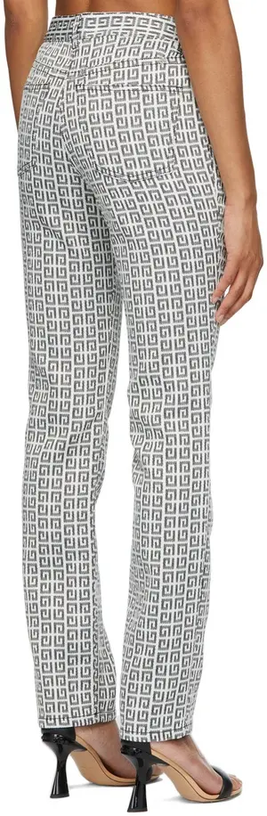Givenchy 4g Monogram Jacquard Jeans