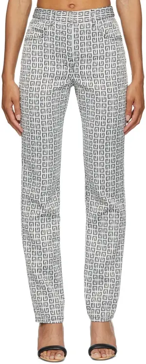 Givenchy 4g Monogram Jacquard Jeans
