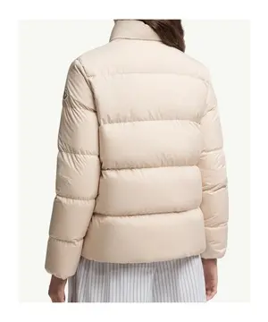 Moncler Mauzun Zip-up Puffer Jacket - Light Beige