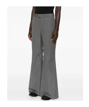 ANN DEMEULEMEESTER Striped Wide-leg Trousers