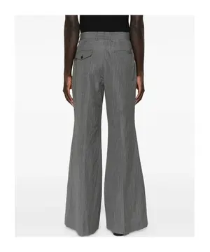 ANN DEMEULEMEESTER Striped Wide-leg Trousers