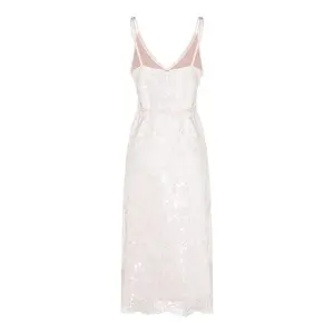 TWINSET Sequined Lace Midi Dress - No