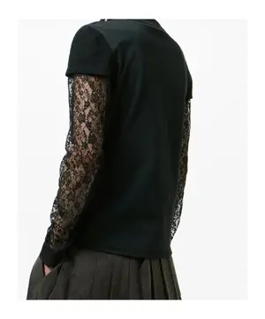 Our Legacy Washed Legacy Jersey With Lace Sleeves