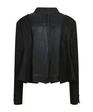 Sacai Single-breasted Cropped Jacket