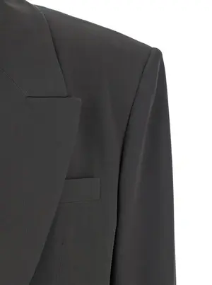 Saint Laurent Single-breasted Blazer - Black