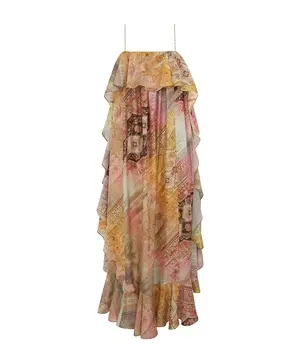 Zimmermann Lotus Leaf Ruffled Maxi Dress