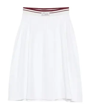Marni Logo Waistband A-line Skirt