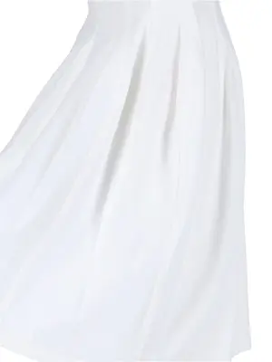 Marni Logo Waistband A-line Skirt