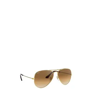 Ray-ban Aviator Gradient Sunglasses - Brown