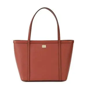 Dolce & Gabbana Logo Detail Handbag - Brown