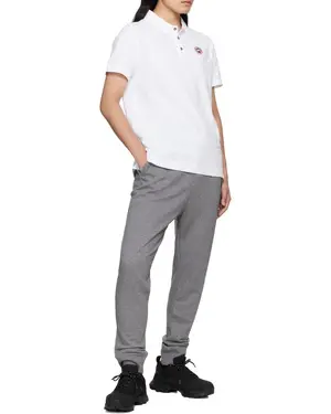 Canada Goose Beckley Logo Patch Polo Shirt - White