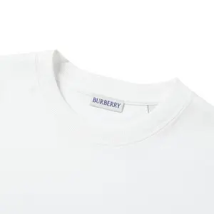 Burberry Check Trim Cotton T-shirt