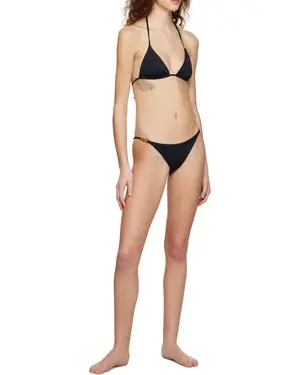 Versace Medusa Detailed Bikini Briefs - Black