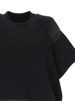Sacai Short Sleeve Drawstring Top
