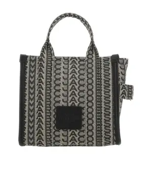 Marc Jacobs Jacquard Monogram Mini Tote Bag - Black