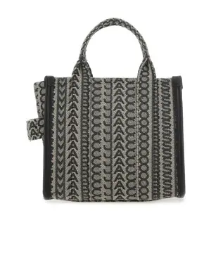 Marc Jacobs Jacquard Monogram Mini Tote Bag - Black