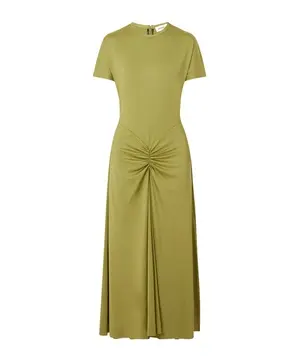 Victoria Beckham Blair Short-sleeve Midi Dress