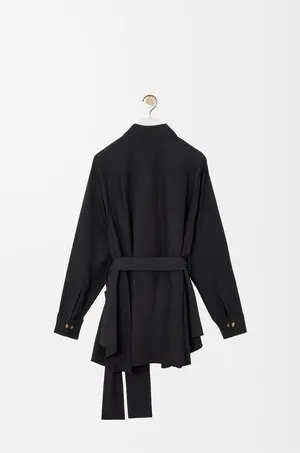 Loewe Belted Blouse With Donut Chain Cuff Links