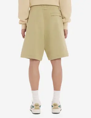Maison Kitsuné Bold Fox Head Patch Drawstring Shorts - Nude