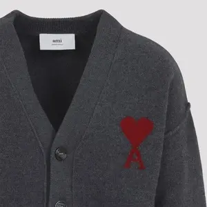 Ami De Coeur V-neck Cardigan - Black