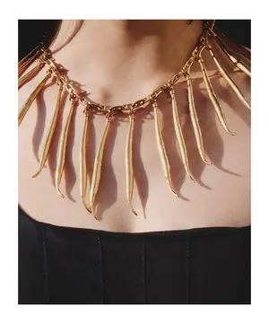 Jacquemus Haricots Necklace - Yellow