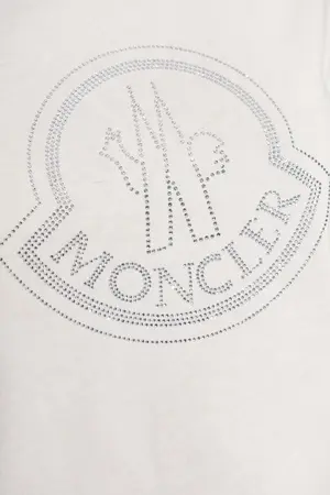 Moncler Logo Embellished Crewneck T-shirt