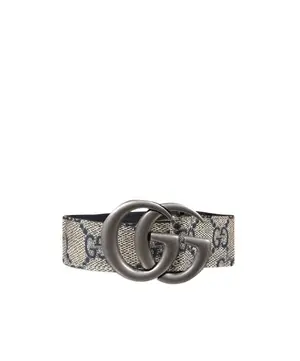 Gucci Gucci GG Monogrammed Belt Beige