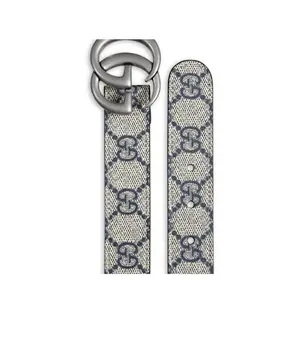 Gucci Gg Monogrammed Belt - Beige