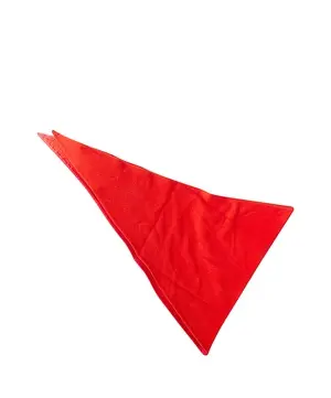 RIER Losange Triangle Scarf - Red