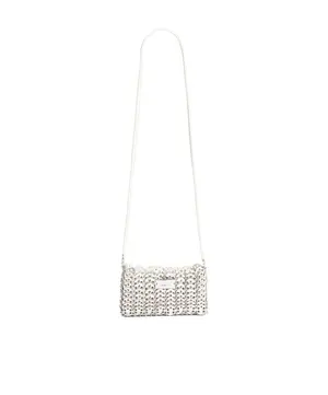 Rabanne 1969 Metallic-link Leather Cross Body Bag