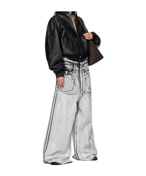 LU'U DAN Radiation Dumpster Jeans
