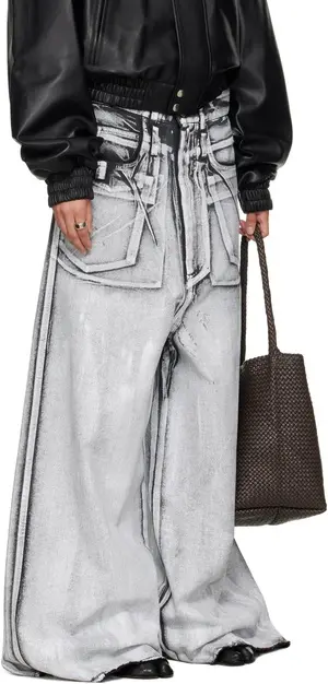 LU'U DAN Radiation Dumpster Jeans