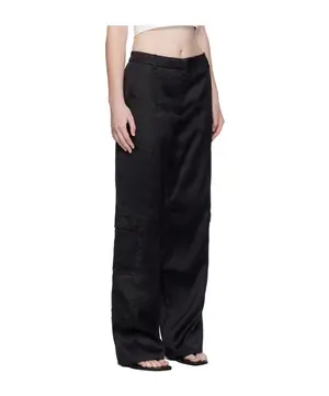 Casablanca Logo Embroidered Patch Casual Pants