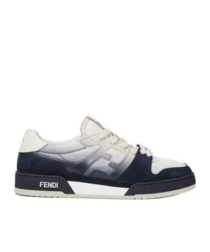 Fendi Match Lace-up Trainers - White