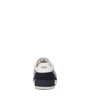 Fendi Match Lace-up Trainers - White