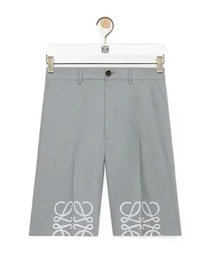 Loewe Anagram Shorts - Light Grey