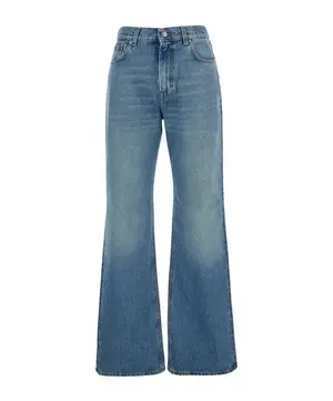 HAIKURE Belt Loop Jeans - Blue