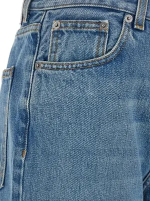 HAIKURE Belt Loop Jeans - Blue