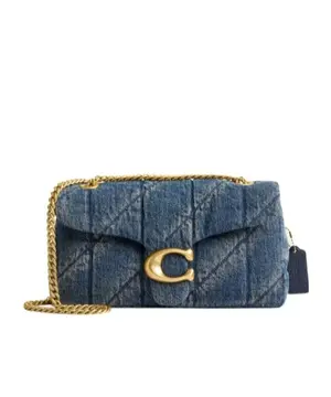 Quilted Denim Shoulder Bags