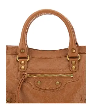 Balenciaga Le City Small Shoulder Bag - Brown